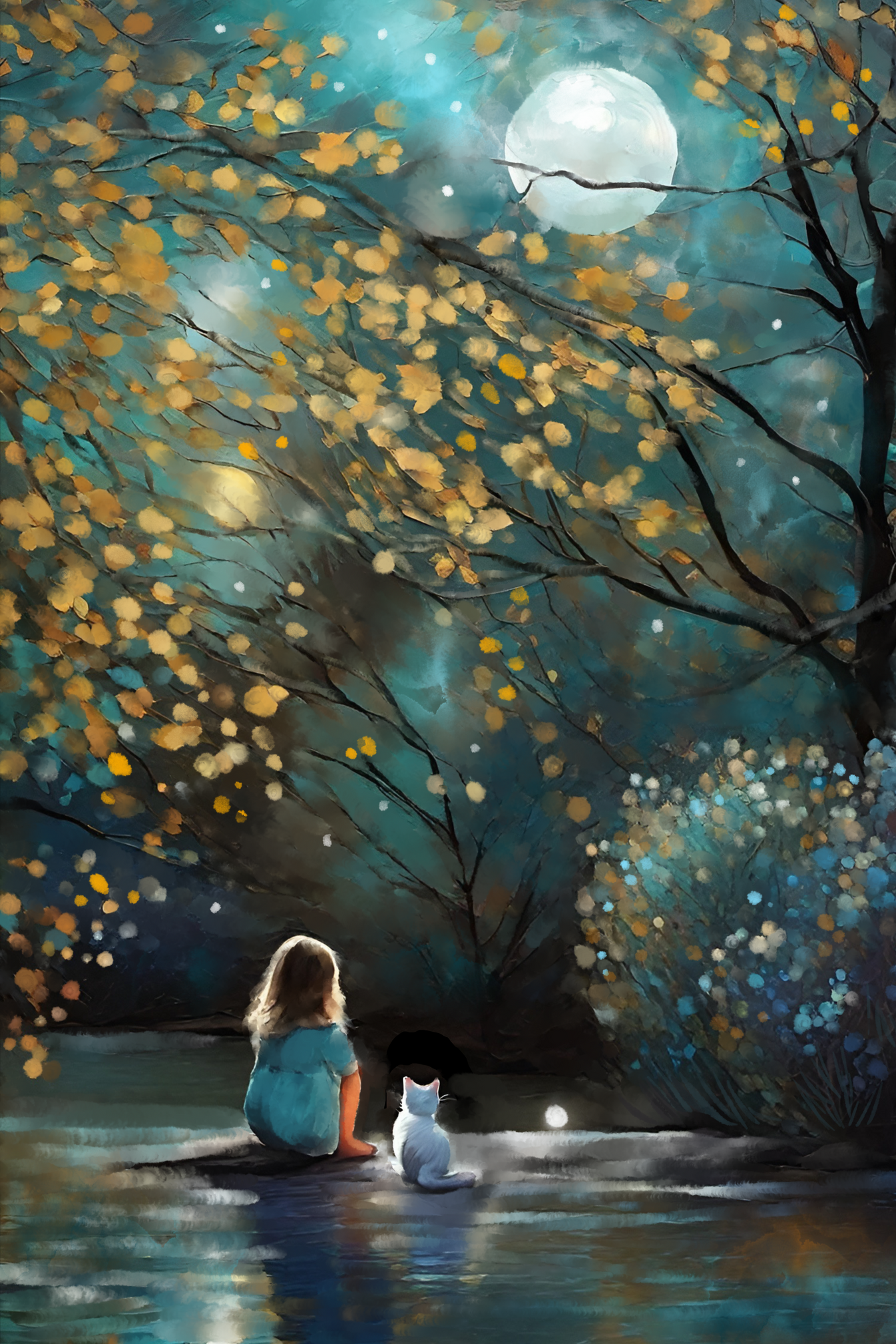 Illumination - Illustrated Print by Thomas Little – Little Ocean Blue ...