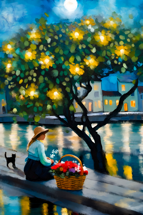 Marseille - Illustrated Print by Thomas Little – Little Ocean Blue Studio